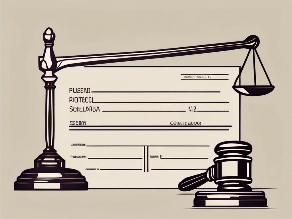 cheque sustado protesto